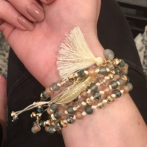 Francesca's Collections | Jewelry | Beaded Wrap Around And Pull ...